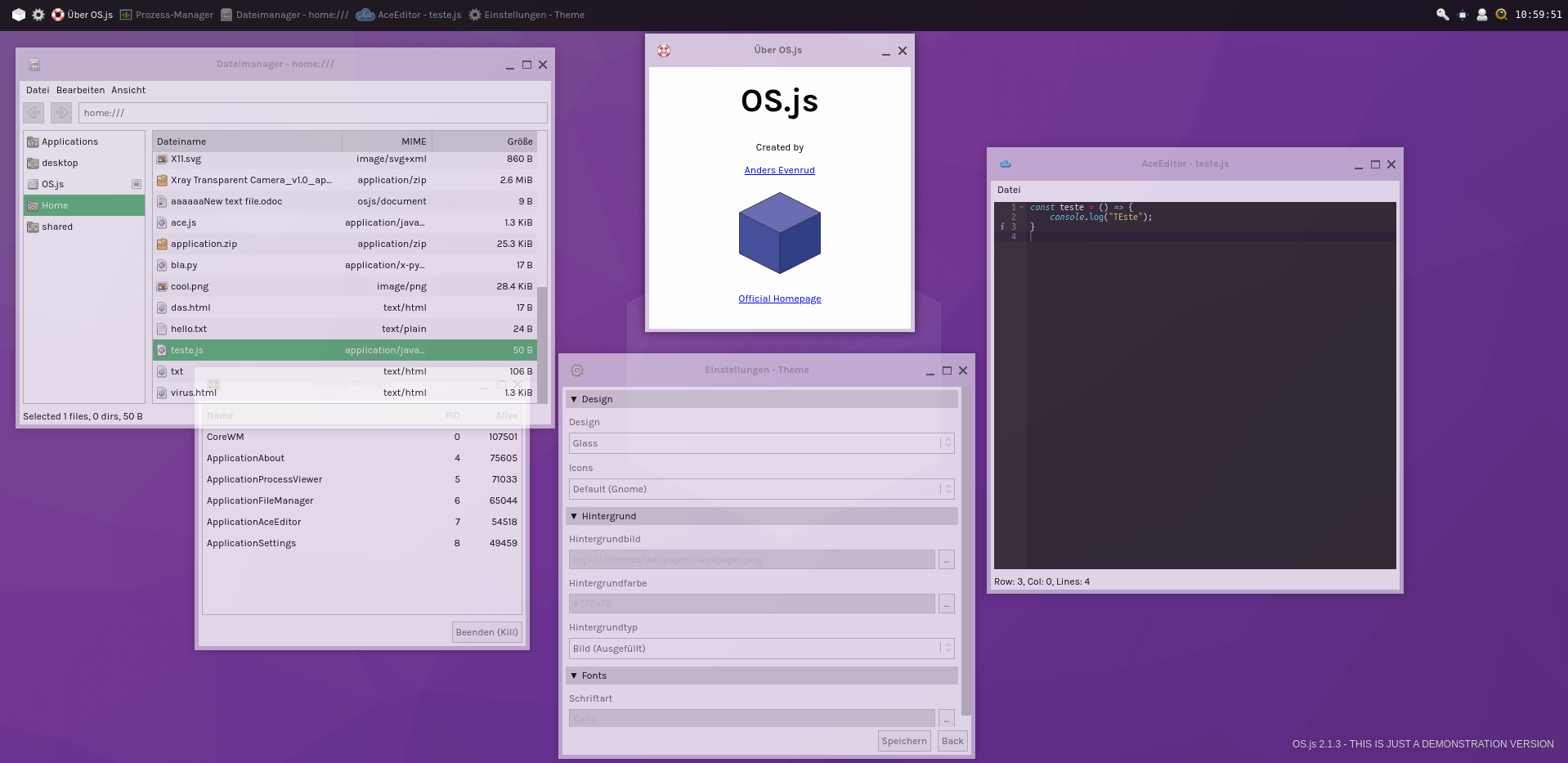 an OS in your browser – schrankmonster blog